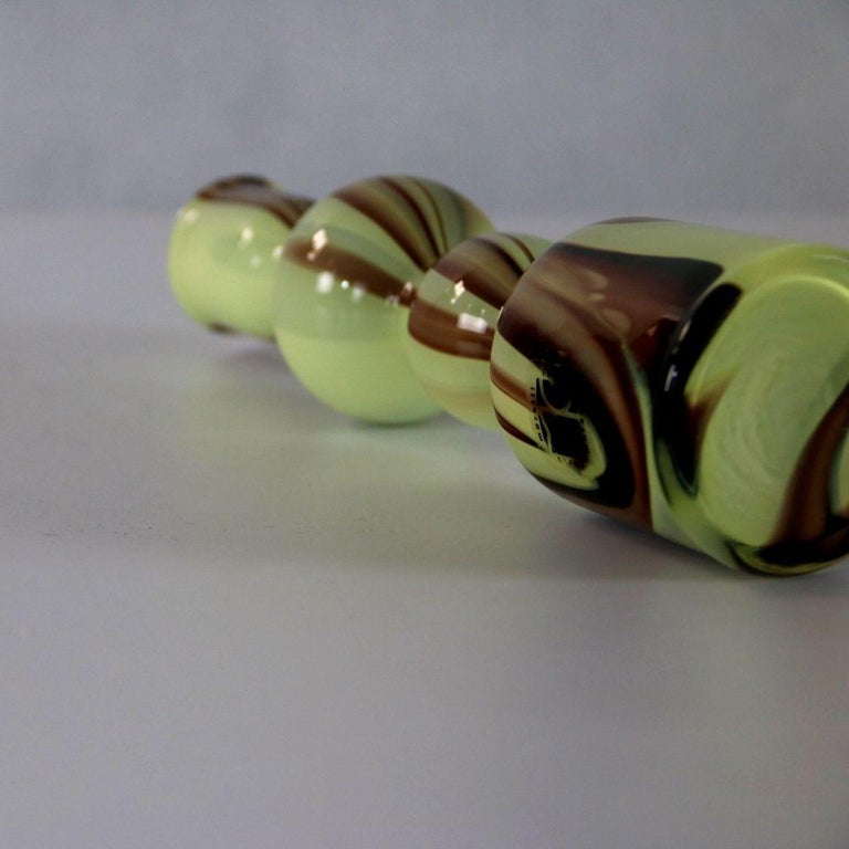 Carlo Moretti Glass Vase from 1960 For Sale at 1stDibs