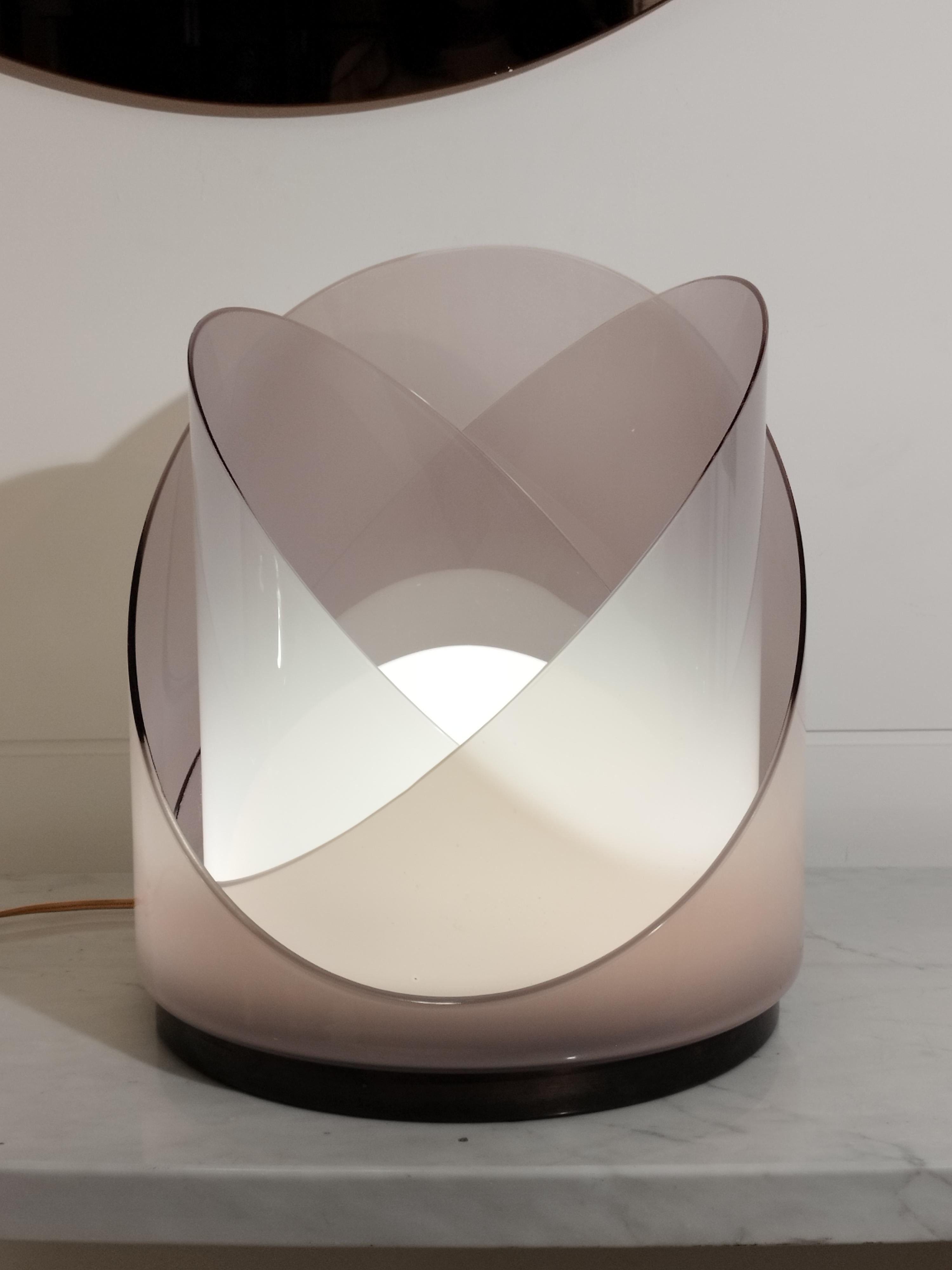 Carlo Nason for Mazzega Glass Table Lamp Model Lt300, Italy, 1974 For Sale at 1stDibs