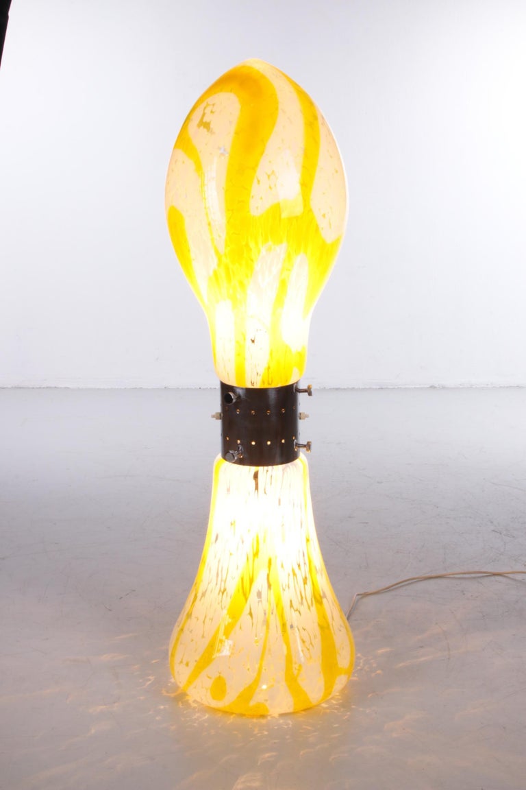 Carlo Nason Model Lipstick Design Floor Lamp, Made by Mazzega, Italy ...