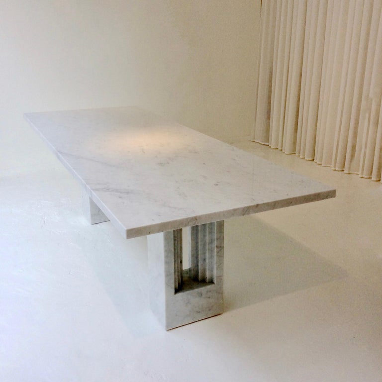 Carlo Scarpa and Marcel Breuer Delfi Marble Table, circa 1970, Italy at ...