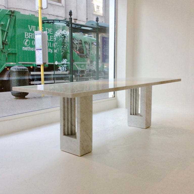 Carlo Scarpa and Marcel Breuer Delfi Marble Table, circa 1970, Italy at ...