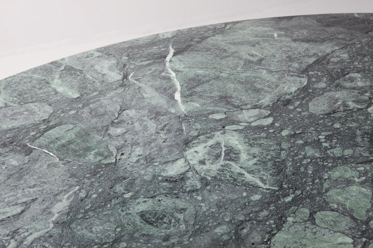 Carlo Scarpa Dining Table 'Samo' in a Rare Green Marble at 1stDibs