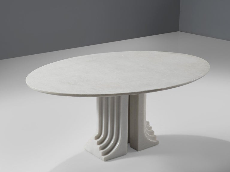 Carlo Scarpa for Simon International 'Samo' Dining Table in Marble For ...