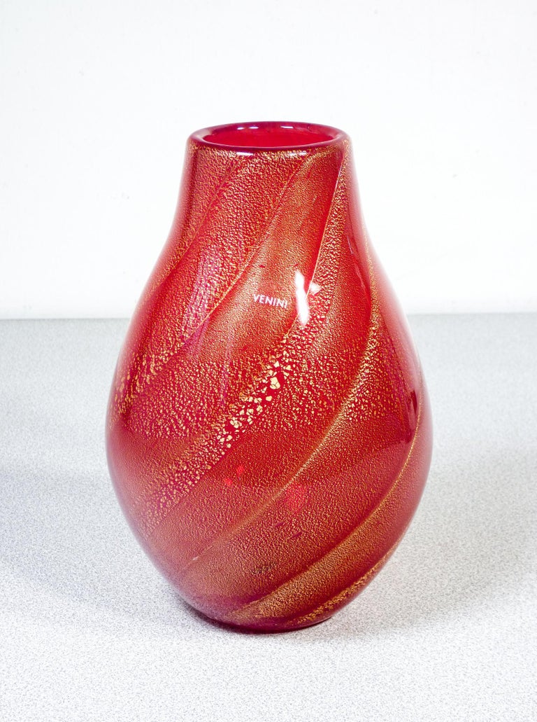 Carlo Scarpa for Venini, Blown Glass Vase, Num 22/49, Ed. Centenario ...