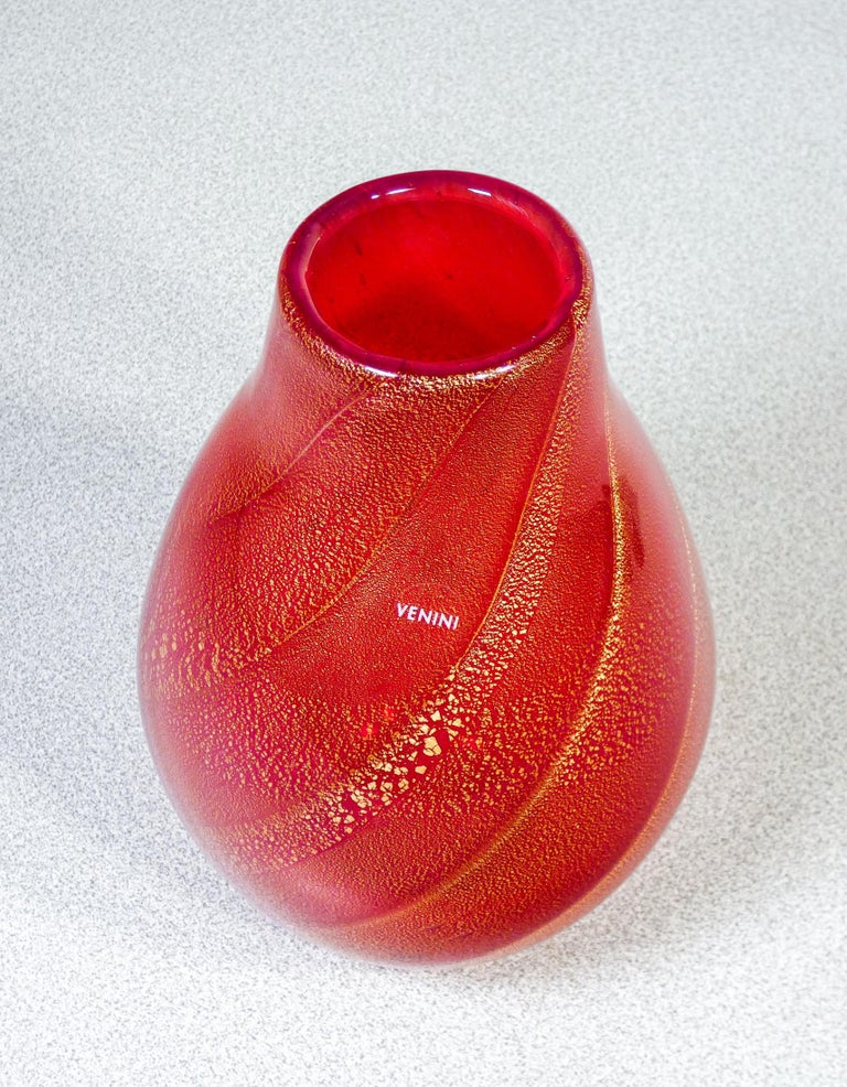 Carlo Scarpa for Venini, Blown Glass Vase, Num 22/49, Ed. Centenario ...