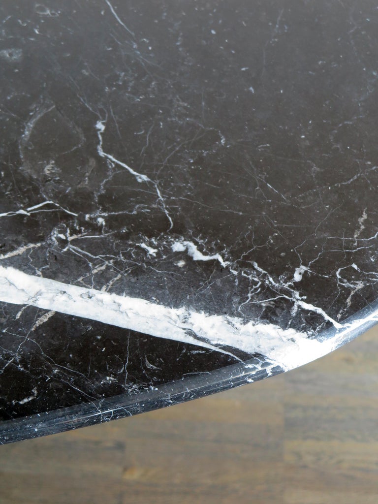 Carlo Scarpa Italian Black Marble Dining Table Model Argo for Simon ...