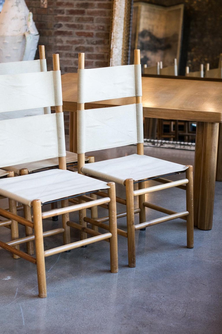 Carlo Scarpa "Kentucky" Dining Chair Set, Italy, 1970s at 1stDibs