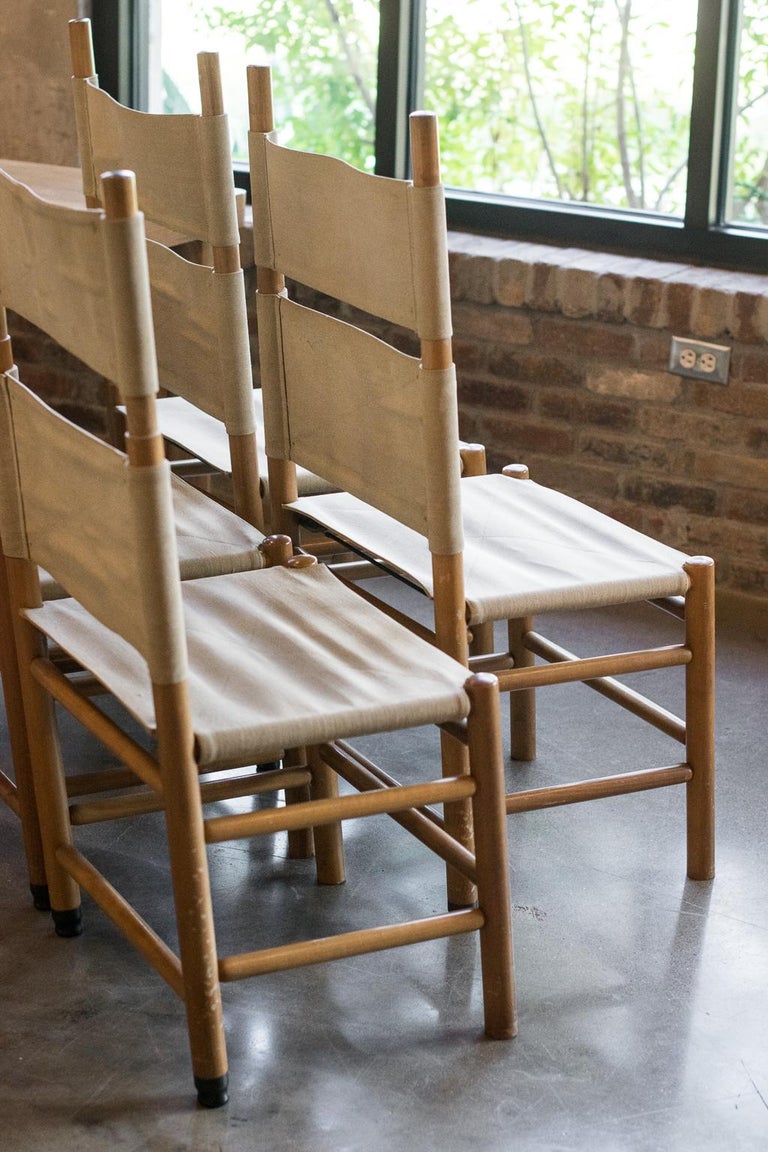 Carlo Scarpa "Kentucky" Dining Chair Set, Italy, 1970s at 1stDibs