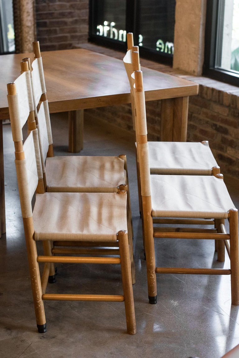 Carlo Scarpa "Kentucky" Dining Chair Set, Italy, 1970s at 1stDibs