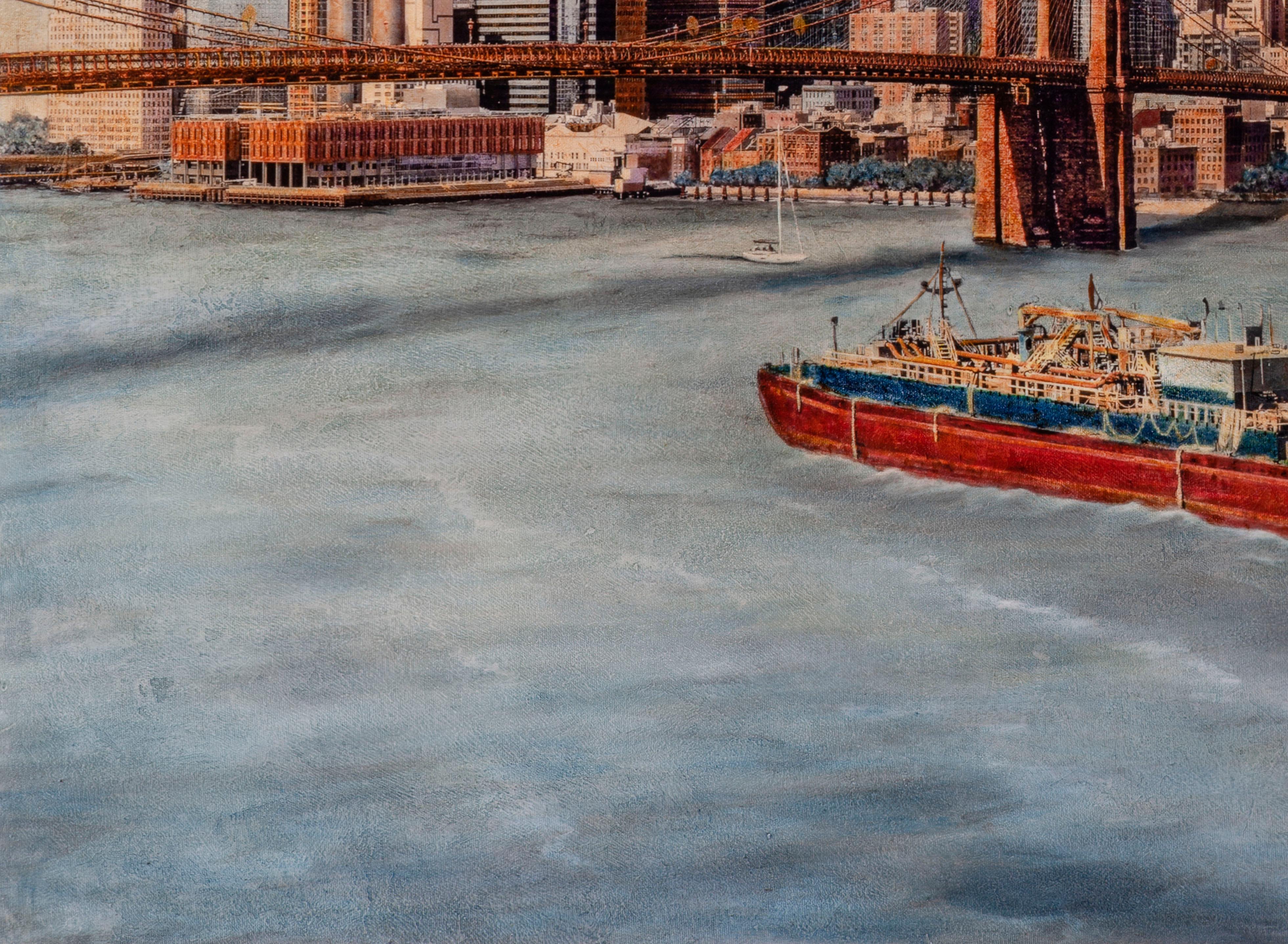 carlos arriaga - New Lower Manhattan - original panoramic cityscape ...