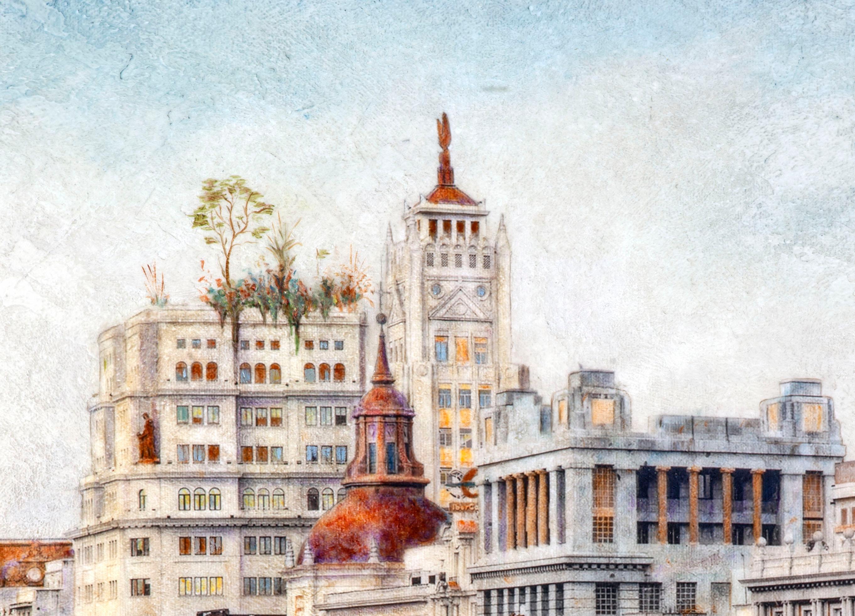 carlos arriaga - The City Grows - orginal panoramic surrealist nature ...