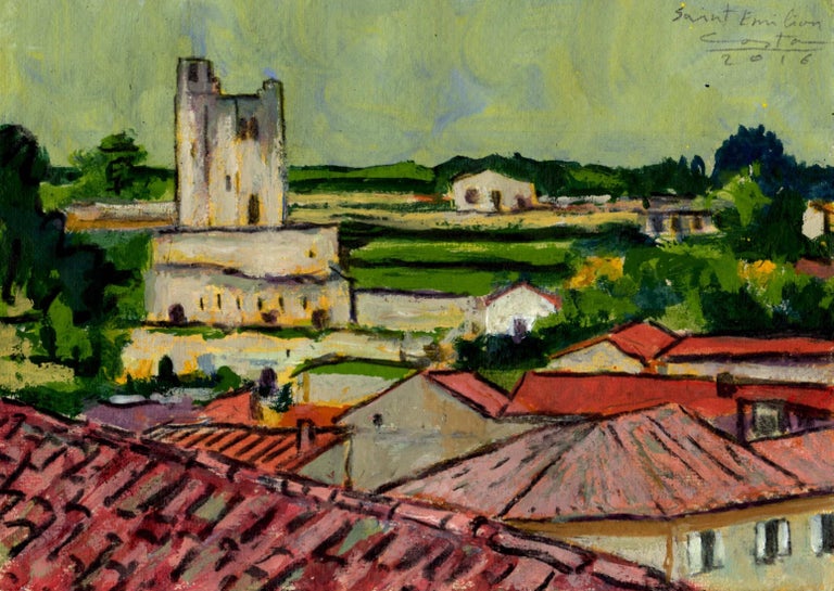 Carlos Costa - Saint Emilion wine town For Sale at 1stDibs