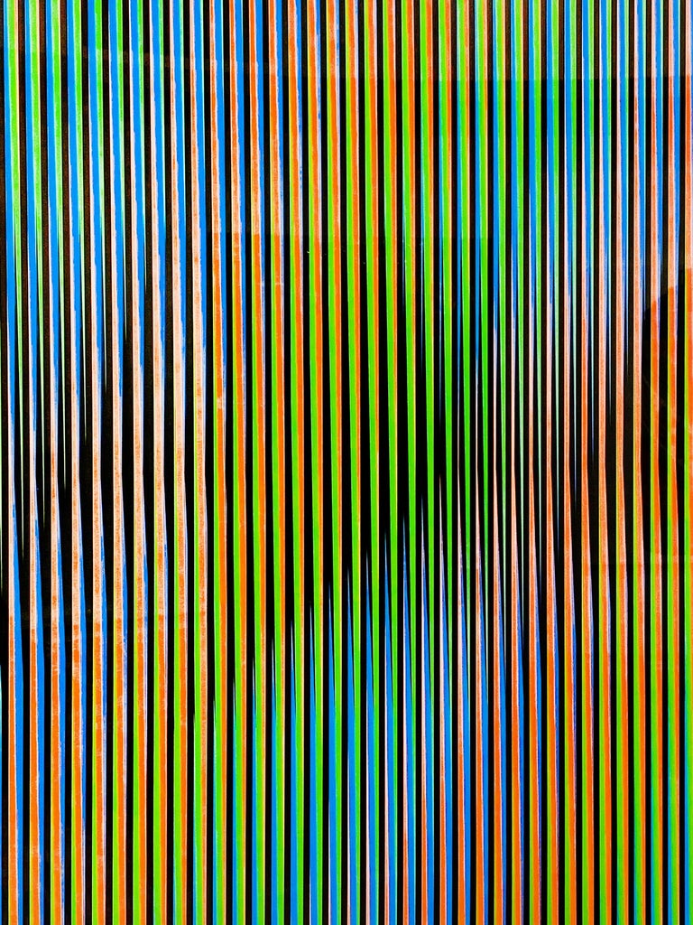 Carlos Cruz-Diez - Induction Chromatique a Double Fréquence RGB For ...
