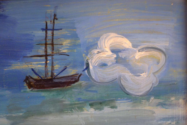 Carlos Nadal - "Bord de Mer", 20th Century oil on canvas by Spanish ...