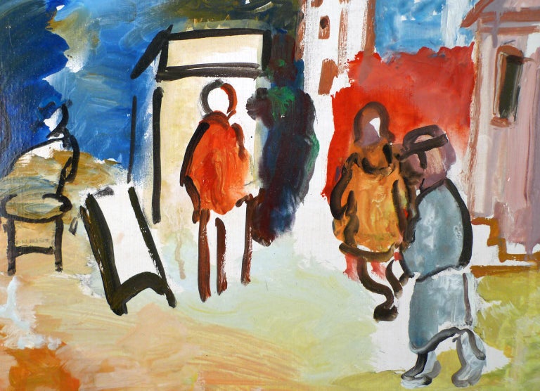 Carlos Nadal - "Bord de Mer", 20th Century oil on canvas by Spanish ...