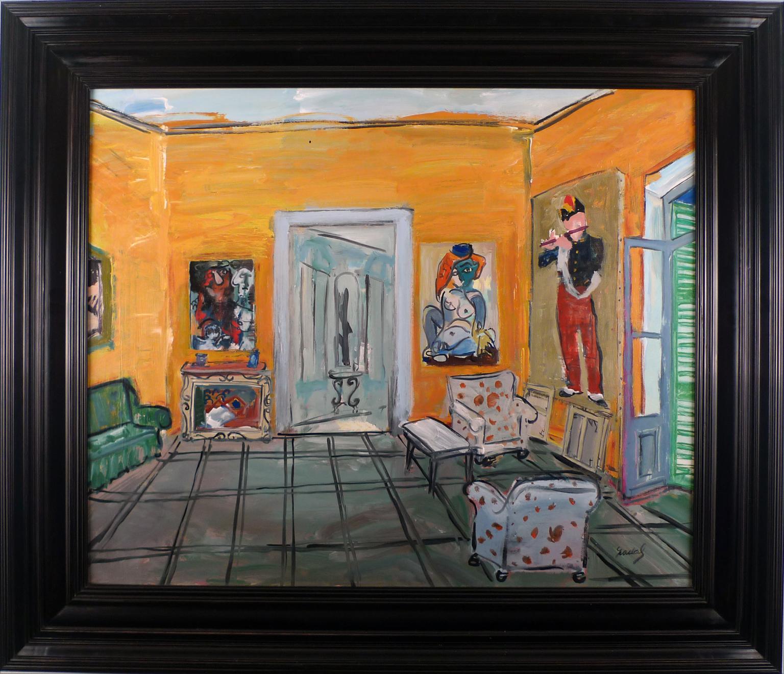 Jules Marie Auguste Leroux - Ballet Dancer -20th Century Oil, Ballerina ...