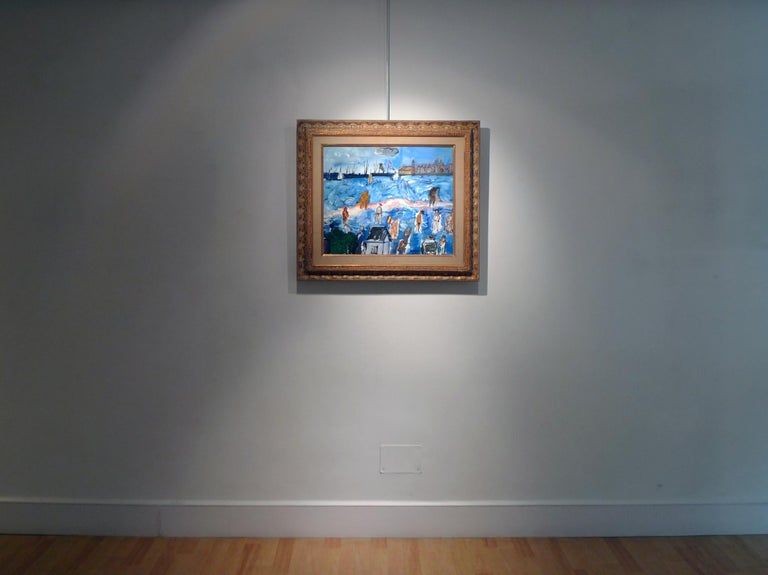 Carlos Nadal - "Mer de Lumière", 20th Century Acrylic on Canvas by ...