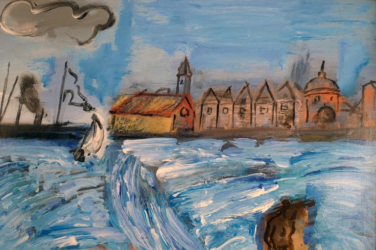 Carlos Nadal - "Mer de Lumière", 20th Century Acrylic on Canvas by ...