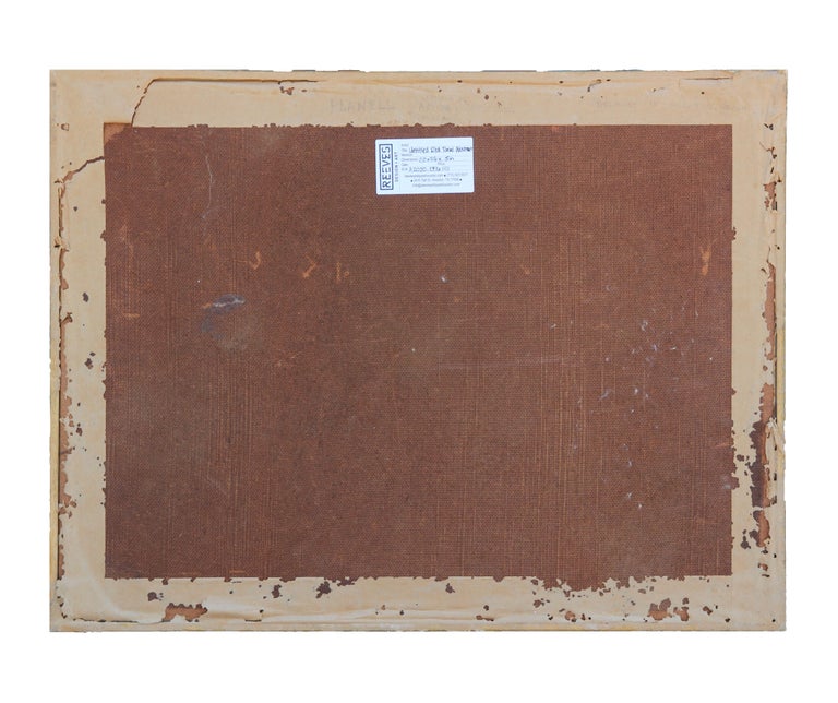 Carlos Planell - Untitled Red Abstract Hand Manipulated Painting For ...