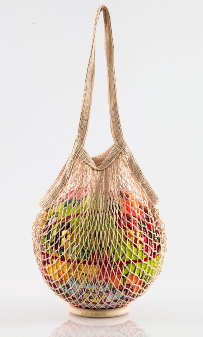 Carlos Rolón - Pa'Lante, 2019 Basketball with cotton sack For Sale at ...