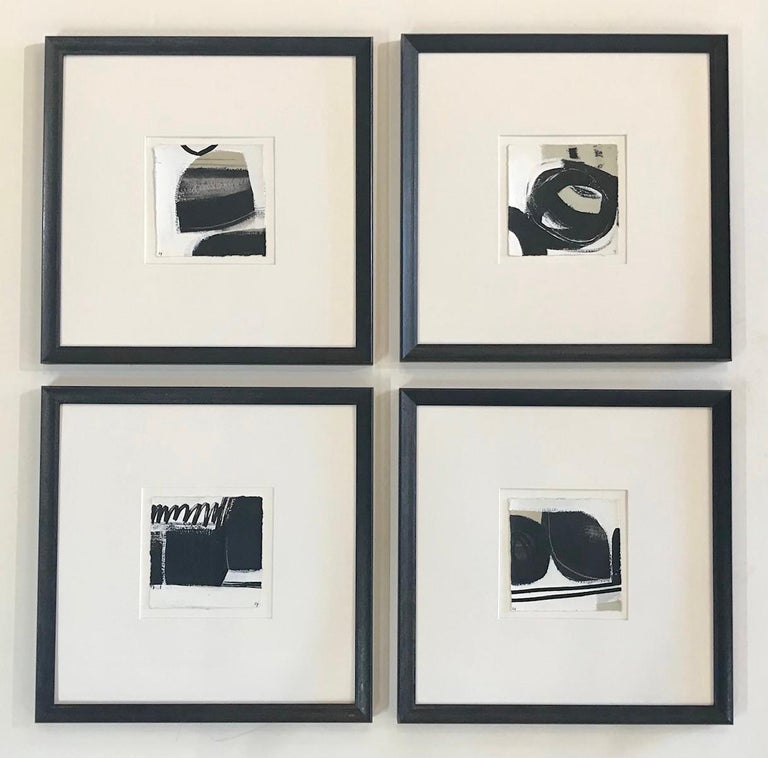 Carlyn Janus - "Black Ink Series" - Grouping of Small Mid-century ...