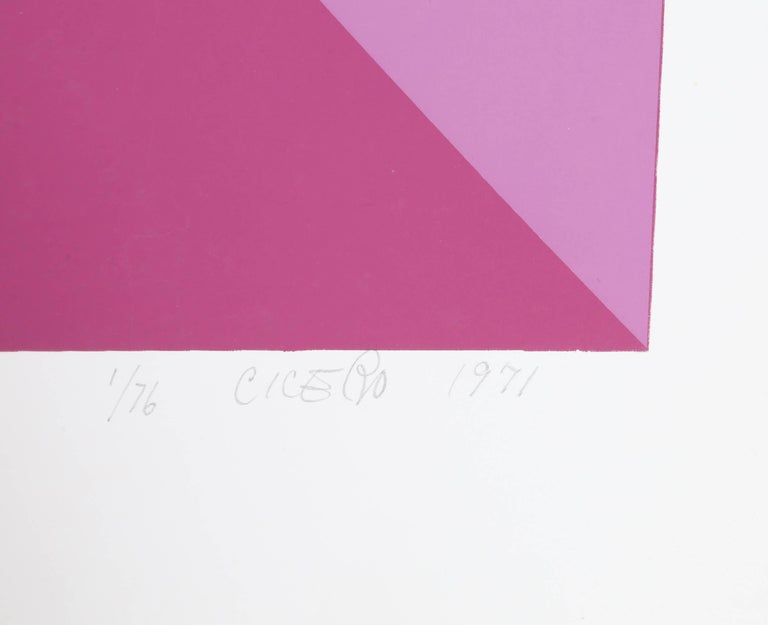 Carmen Cicero - Abstract Silkscreen by Carmen Cicero For Sale at 1stDibs