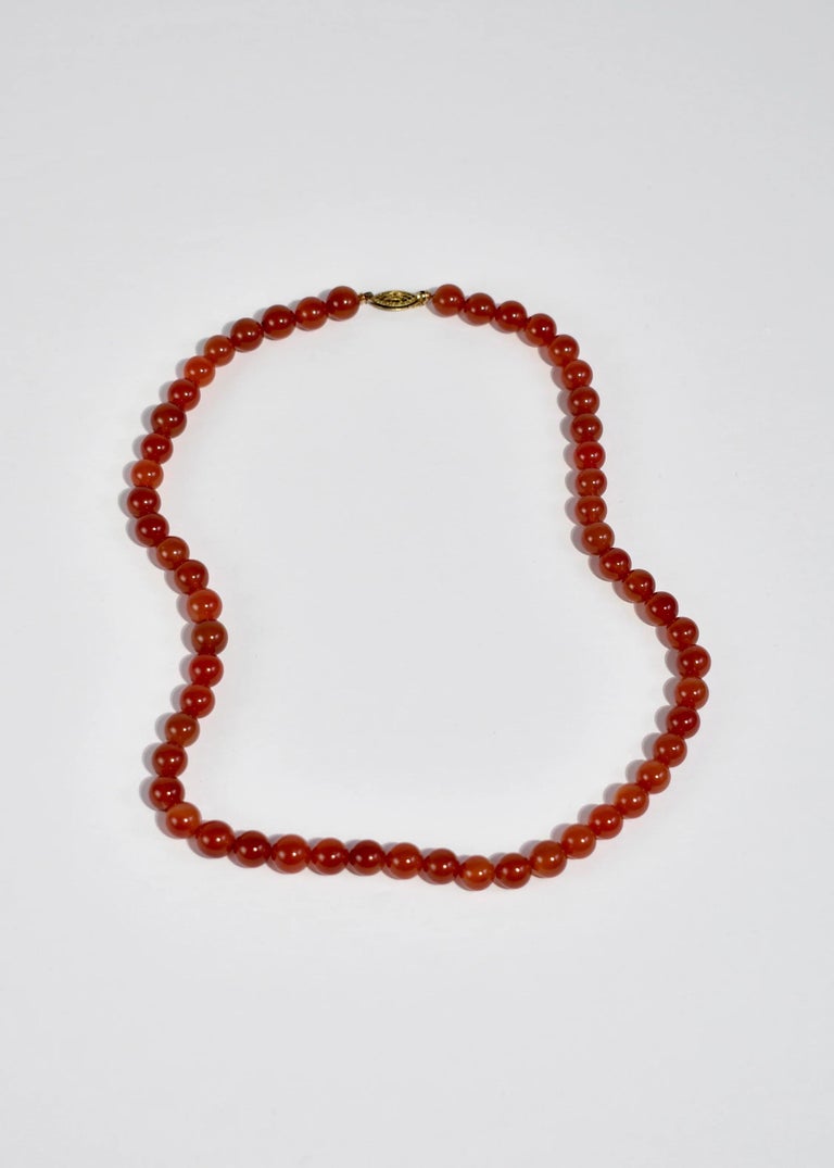 Carnelian Collar Necklace For Sale at 1stDibs