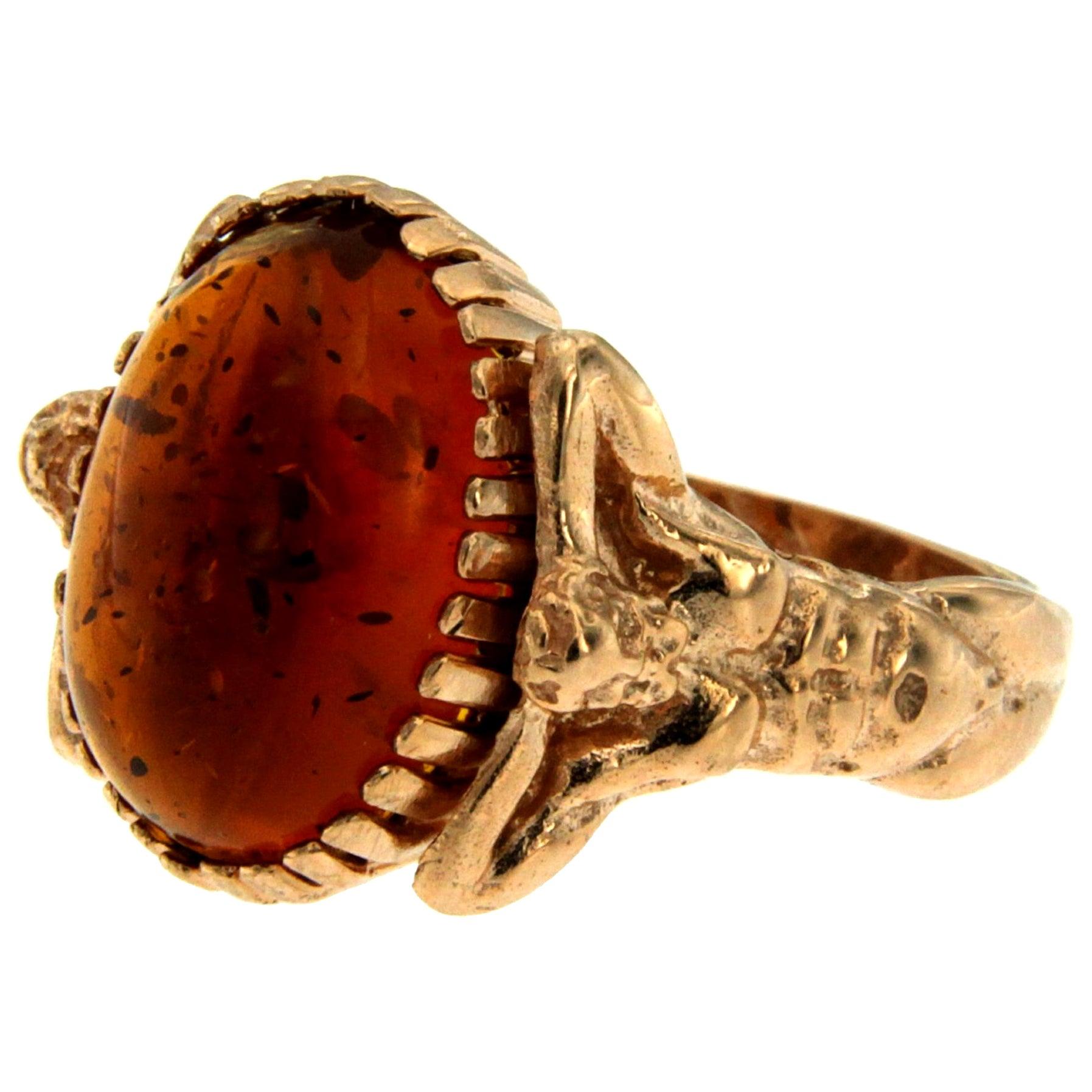 Antique Amber Rings - 48 For Sale at 1stDibs | vintage amber ring ...