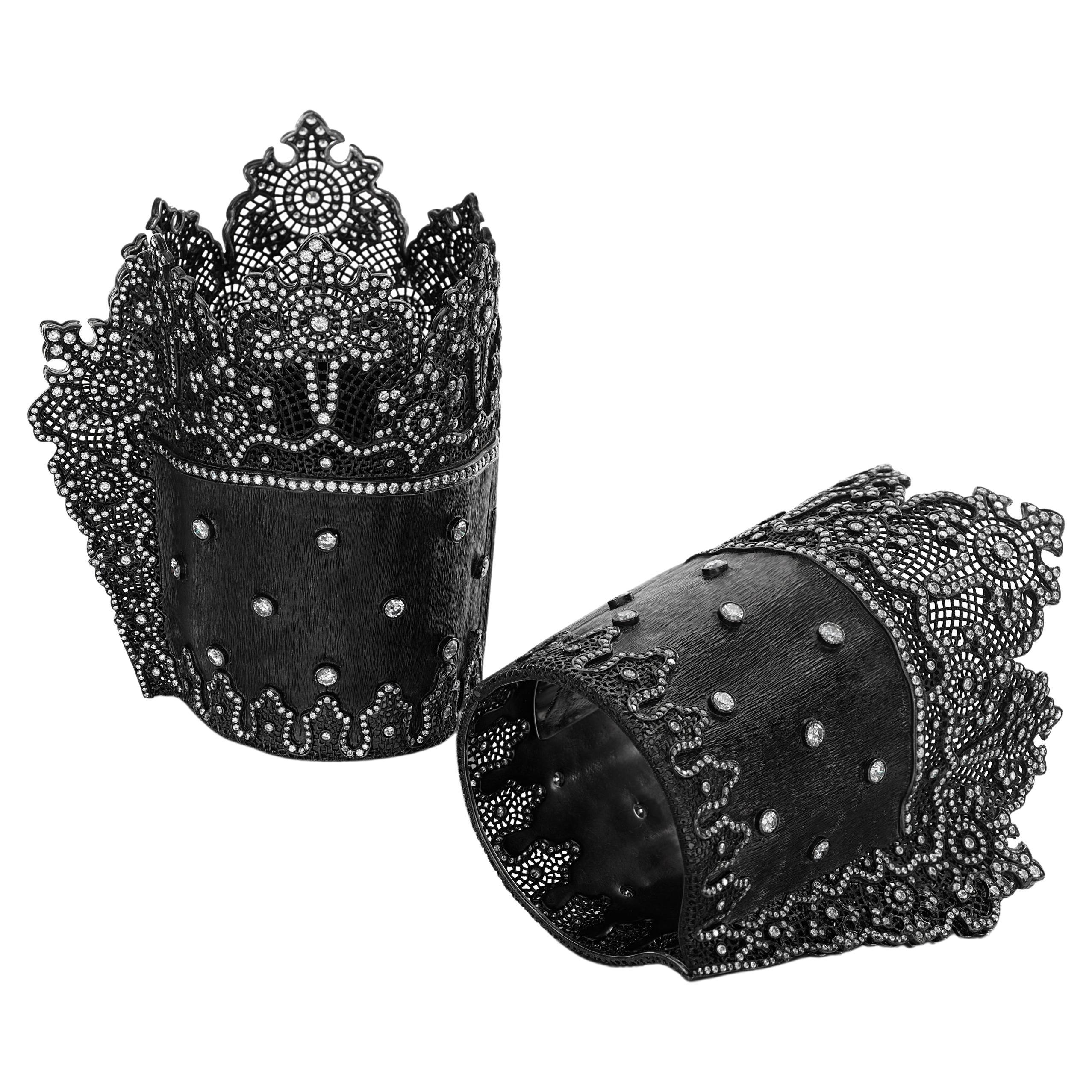 Pair of Antique Turkish Cuffs at 1stDibs