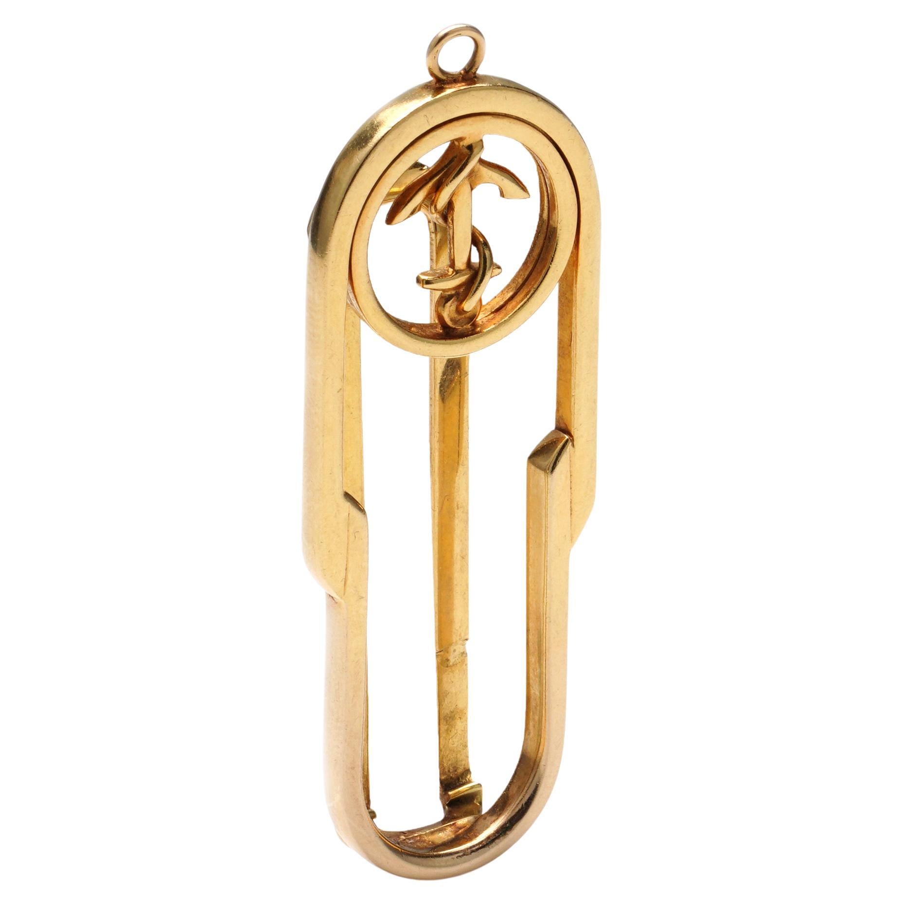 1940s Cartier Yellow Gold Watch Money Clip For Sale at 1stDibs ...