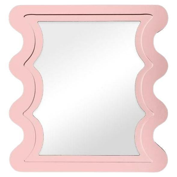 Carnival Mystic Rectangle Mirror in Authentic Pink For Sale at 1stDibs