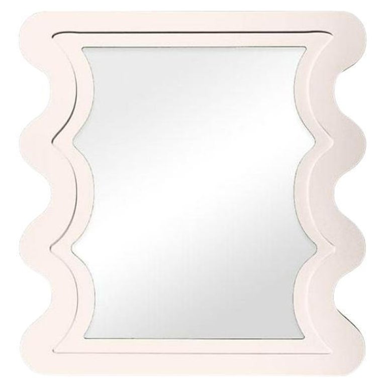 Carnival Mystic Rectangle Mirror in Frosted Petal For Sale at 1stDibs