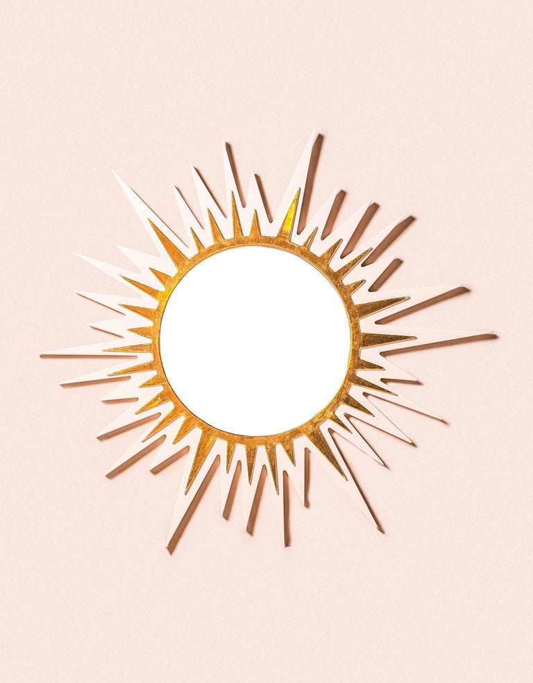 Carnival Zulu Circle Mirror in Delaware Putty For Sale at 1stDibs