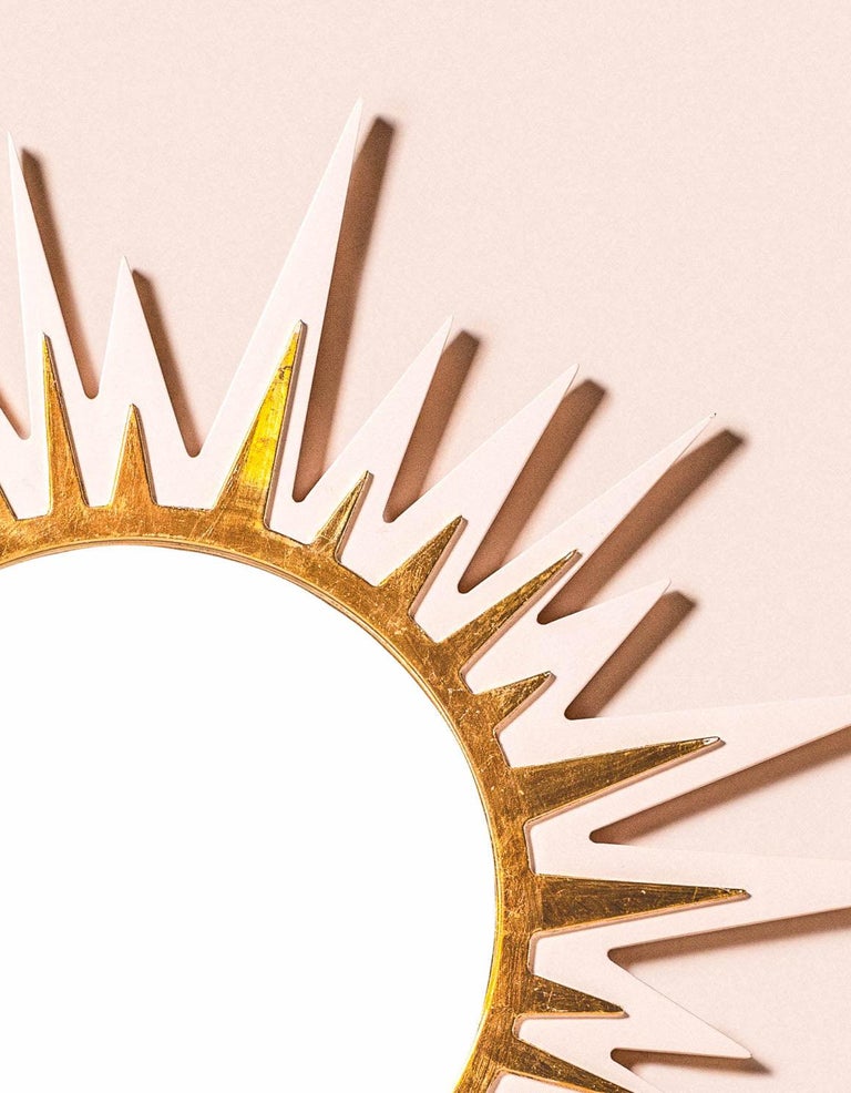 Carnival Zulu Circle Mirror in Delaware Putty For Sale at 1stDibs