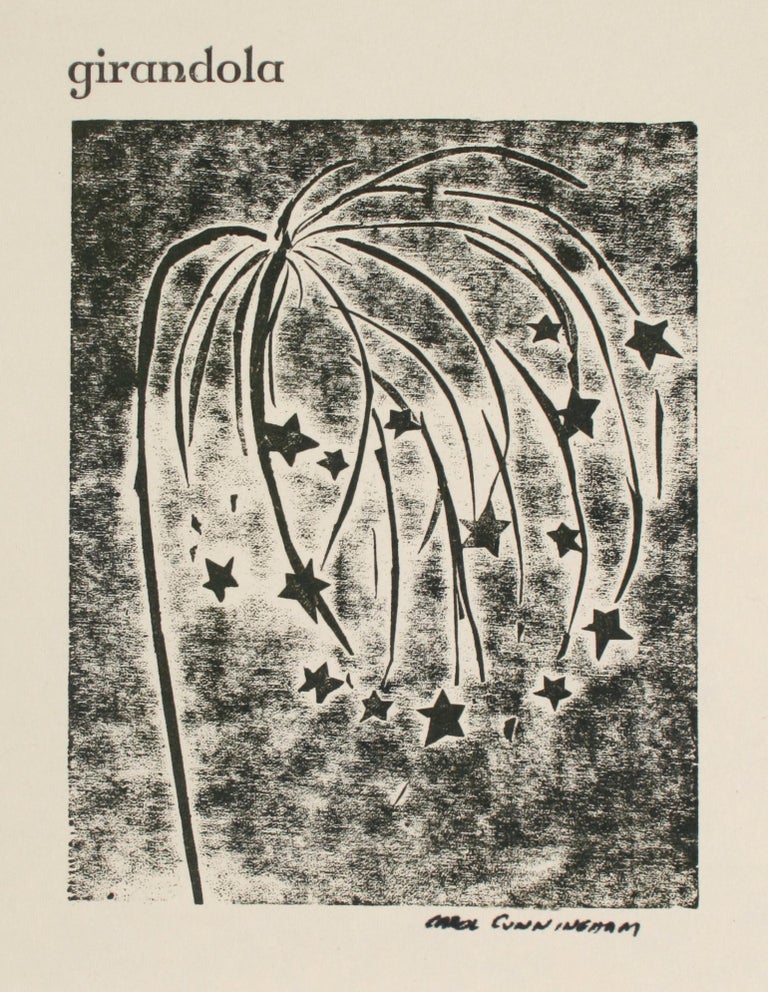Carol Cunningham - "Girandola" Italian meaning Candlestick, Lithograph ...