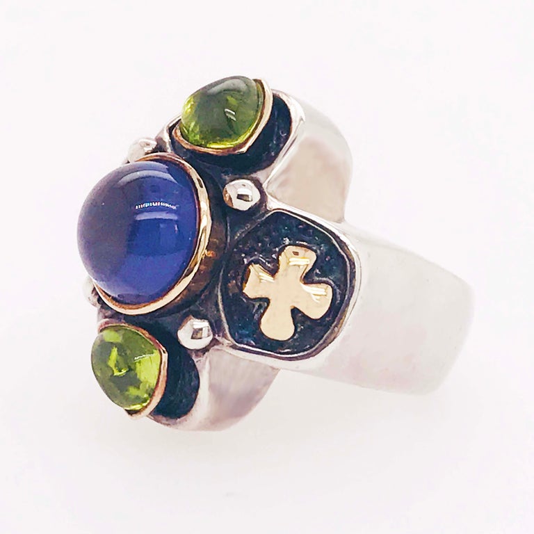 Carol Henry Designs Bague en or 14 carats et argent sterling avec ...