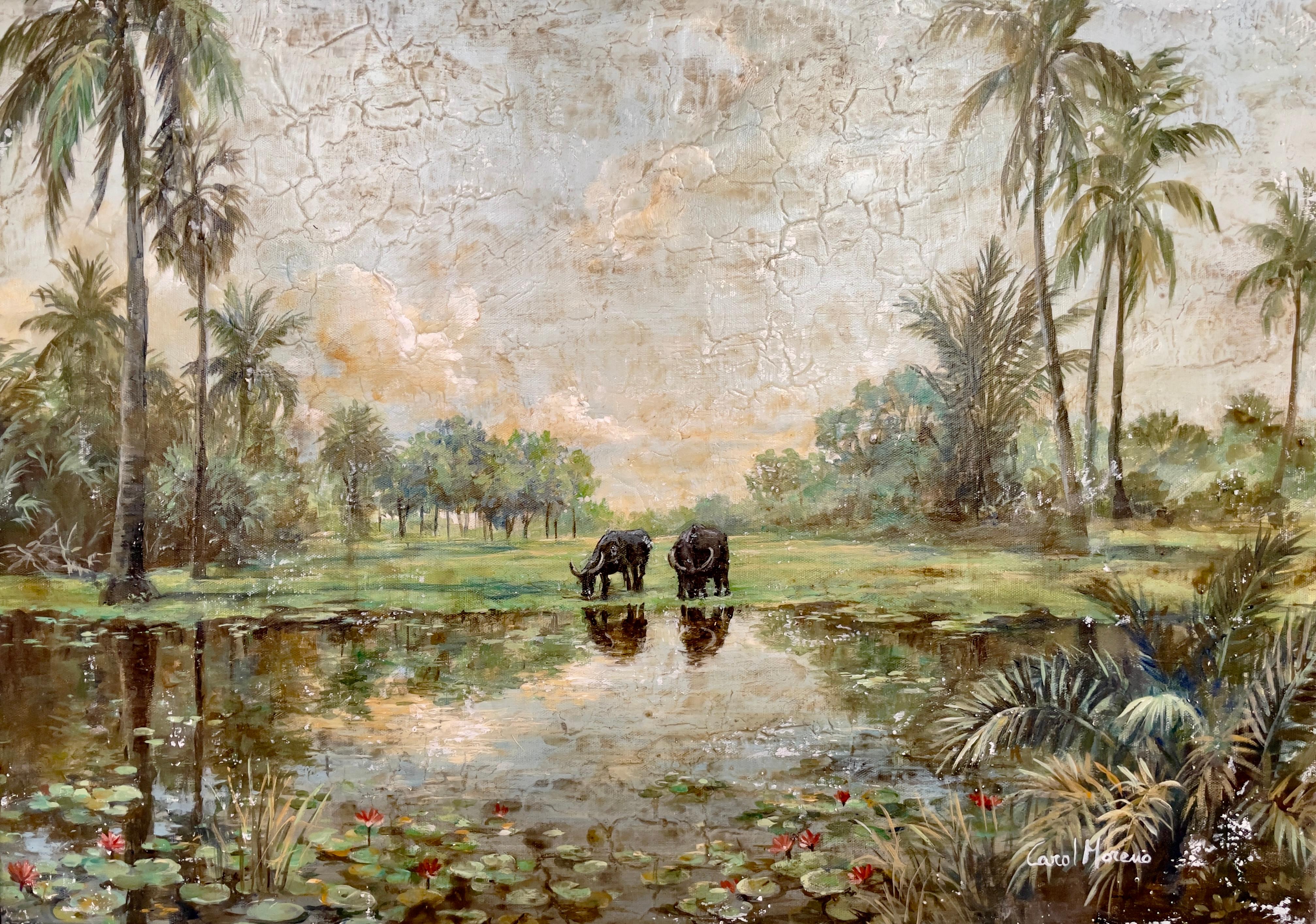 Carol Moreno - CONTEMPORARY Fine Art Landscape Nature Artwork Spanish ...