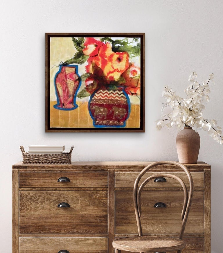 Carol Mountford - Elephant Vase, Carol Mountford, Original painting ...