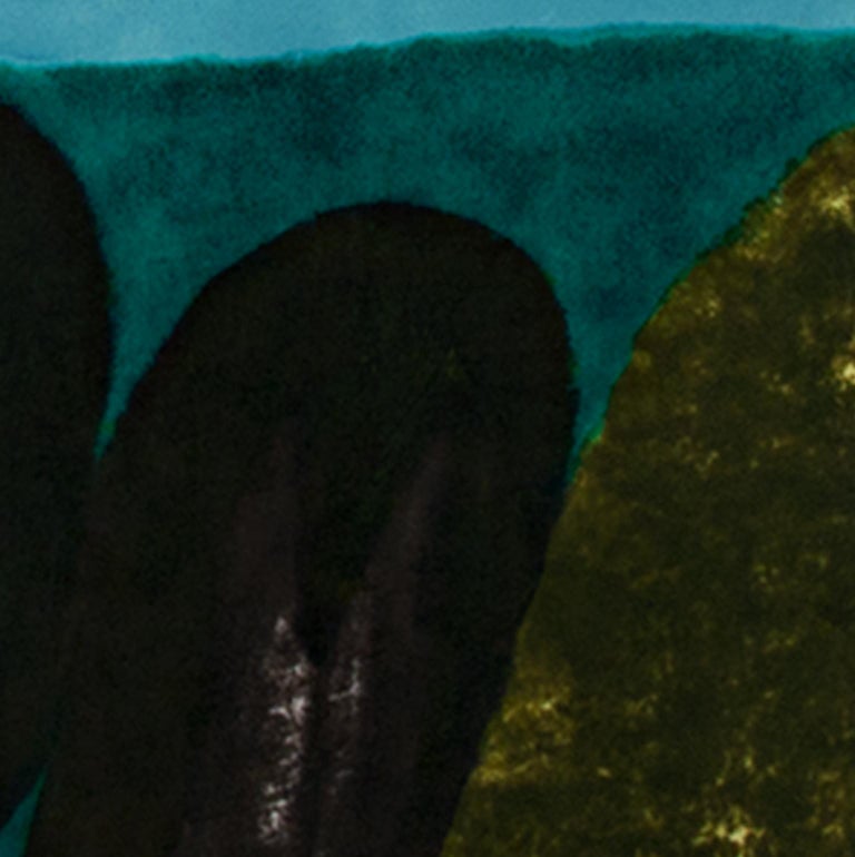 Carol Summers - "Arroyo, " Original Woodcut and Monotype signed by ...