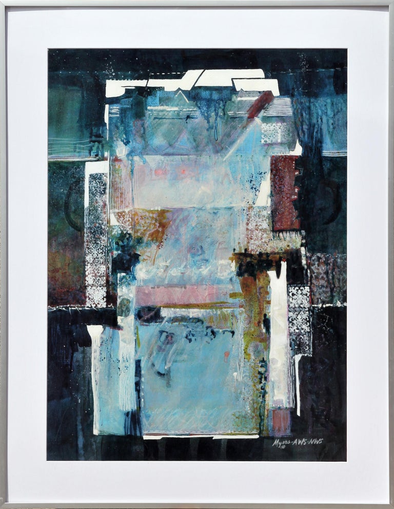 Carole Myers - "Entrance to the Shrine" Blue, Black, and White Toned ...