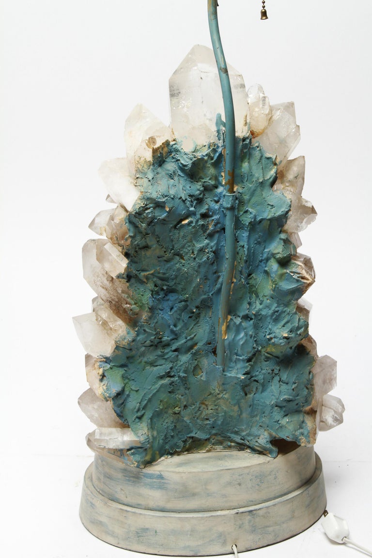 Carole Stupell Hollywood Regency Quartz Crystal Cluster Table Lamp at ...