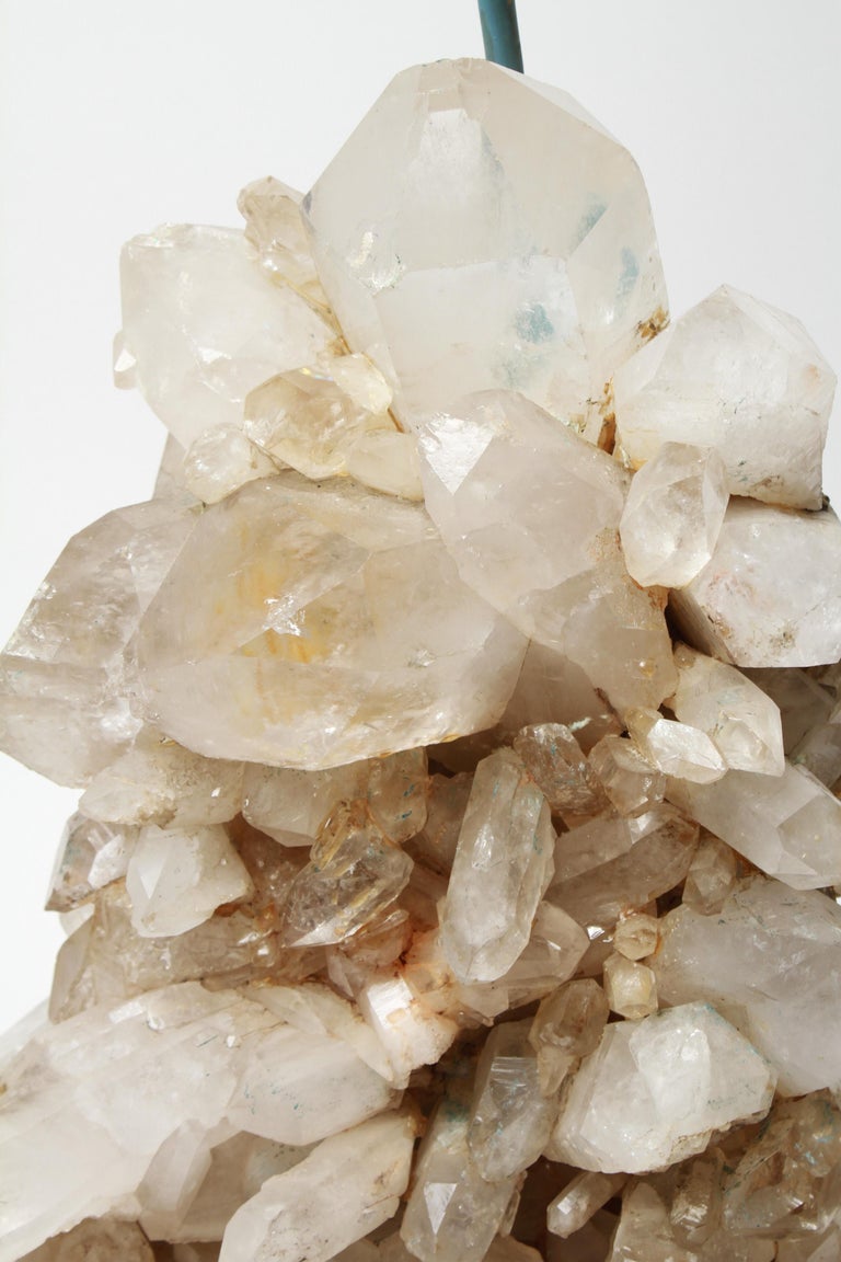 Carole Stupell Hollywood Regency Quartz Crystal Cluster Table Lamp at ...