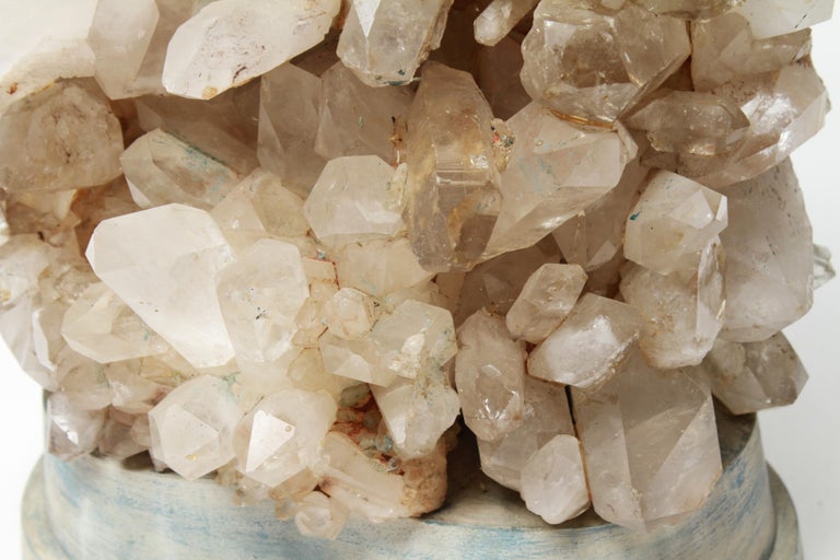 Carole Stupell Hollywood Regency Quartz Crystal Cluster Table Lamp at ...