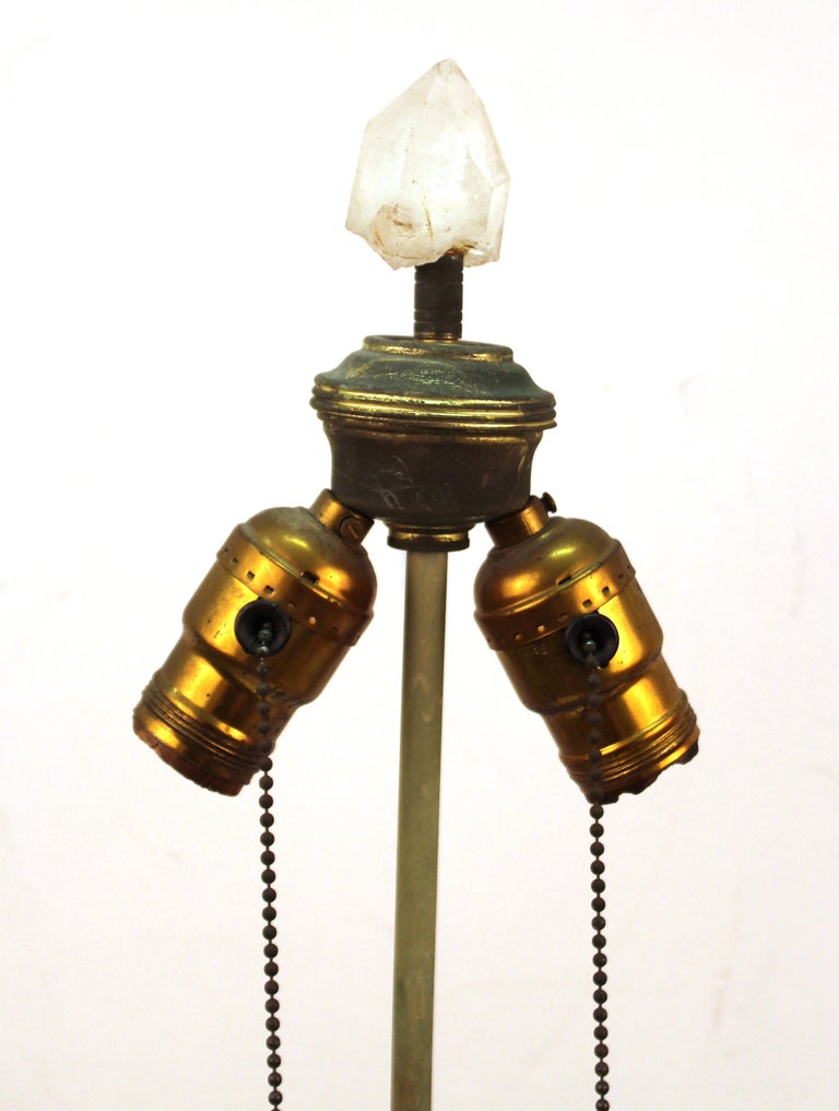 Carole Stupell Mid-Century Modern Quartz Crystal Cluster Table Lamp at ...