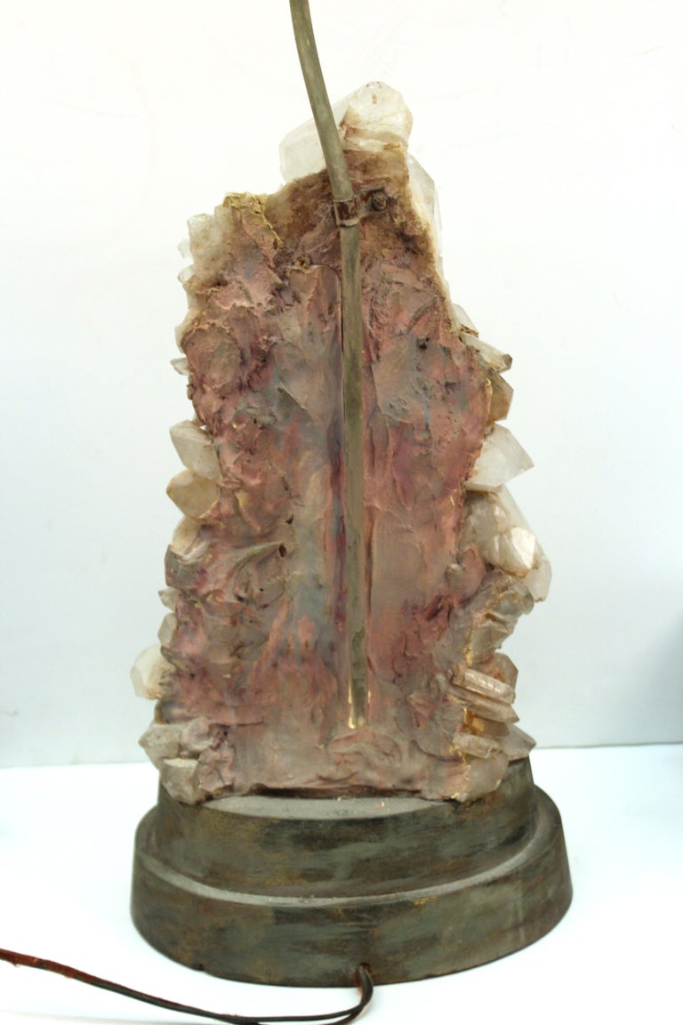 Carole Stupell Mid-Century Modern Quartz Crystal Cluster Table Lamp at ...