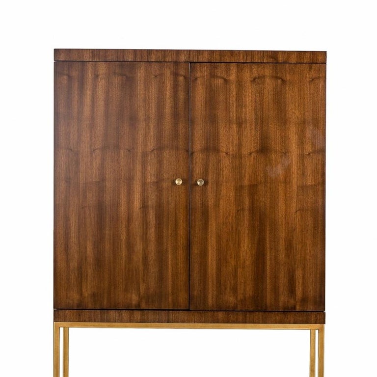 Carolina Bar in Solid Varnished Walnut at 1stDibs