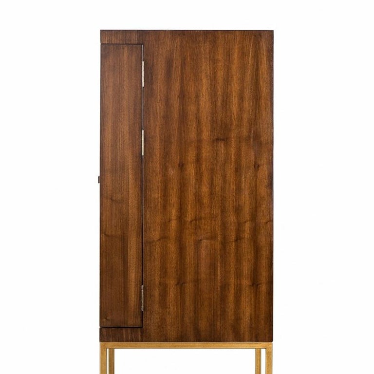 Carolina Bar in Solid Varnished Walnut at 1stDibs