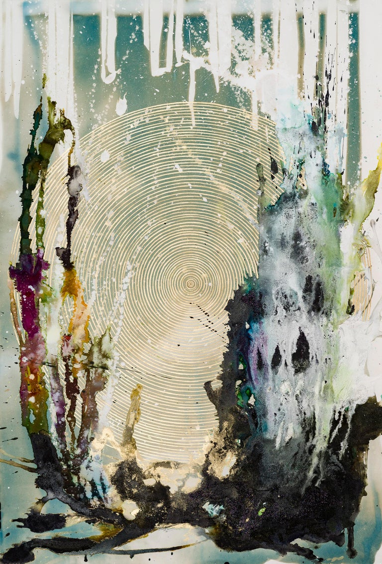 Caroline Bullock - "Marsh Rising" - Abstract Landscape Cyanotype ...