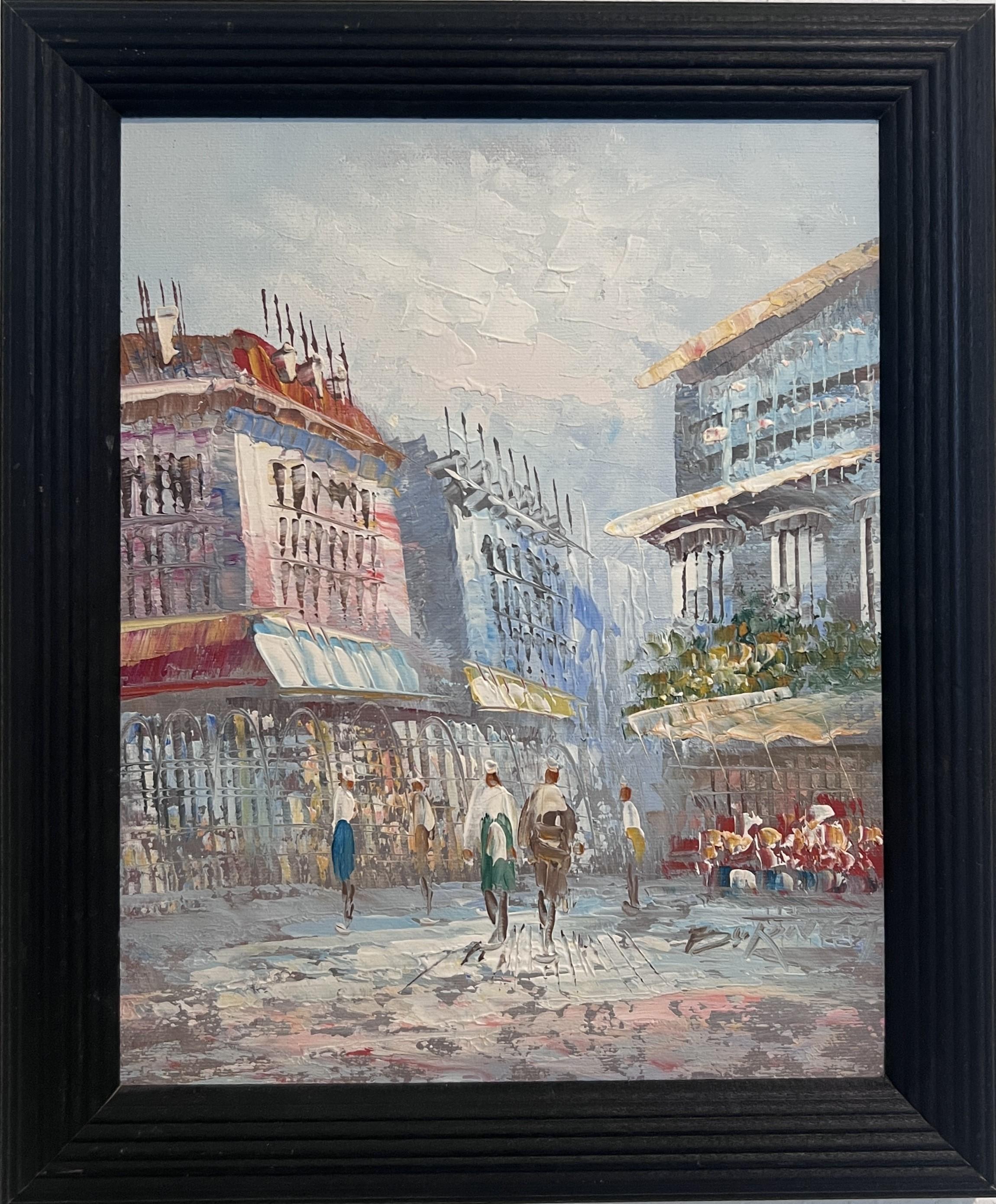 Caroline C. Burnett - C. Burnett original painting on canvas Paris ...
