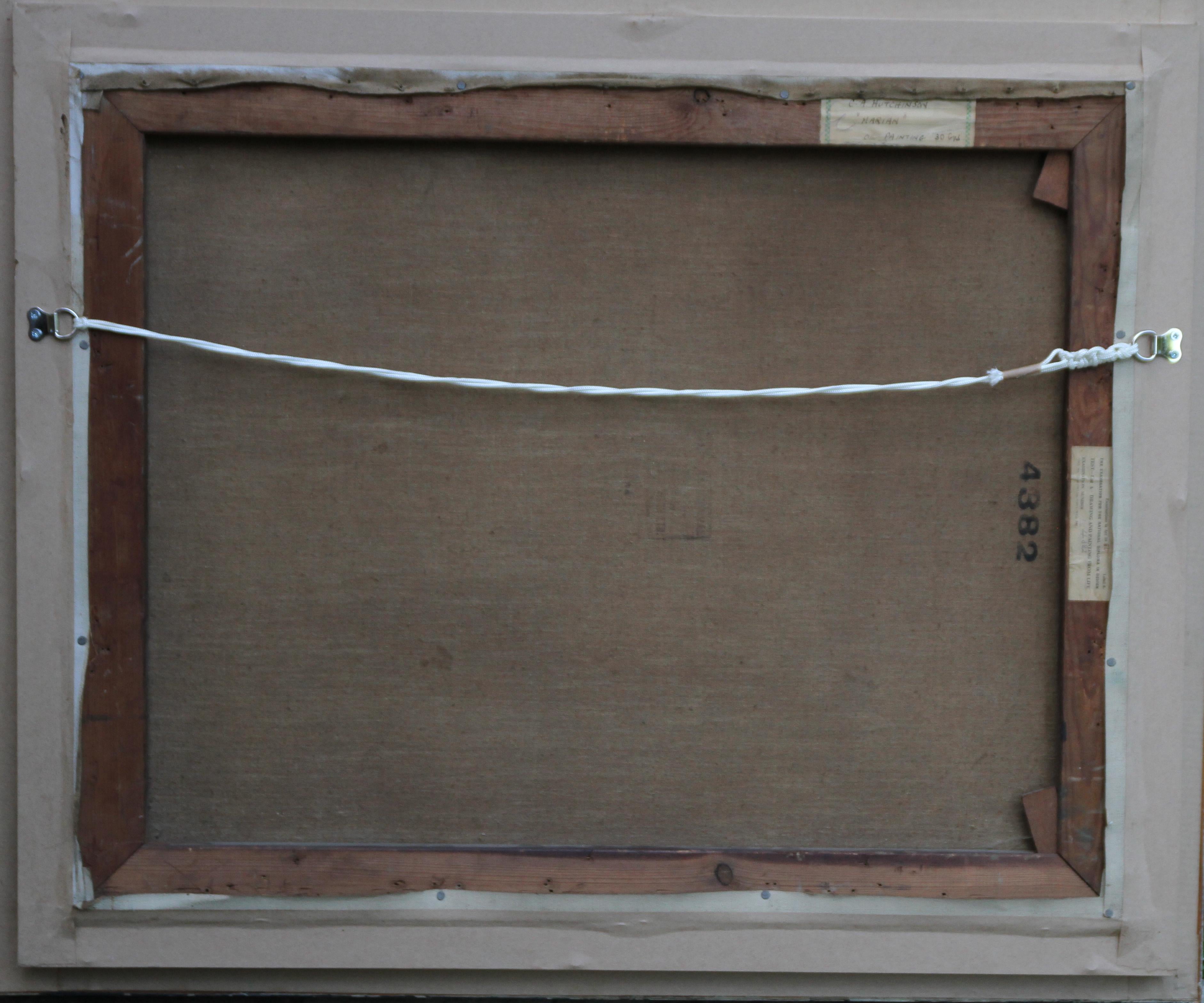 Caroline Hutchinson - Lady Reclining Portrait - British 50's ...